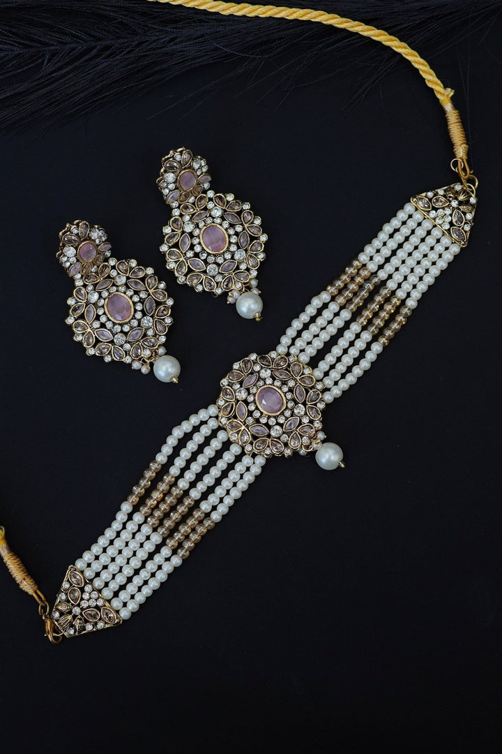 Egyptian & Polki Guluband Set - RS ZEVARS