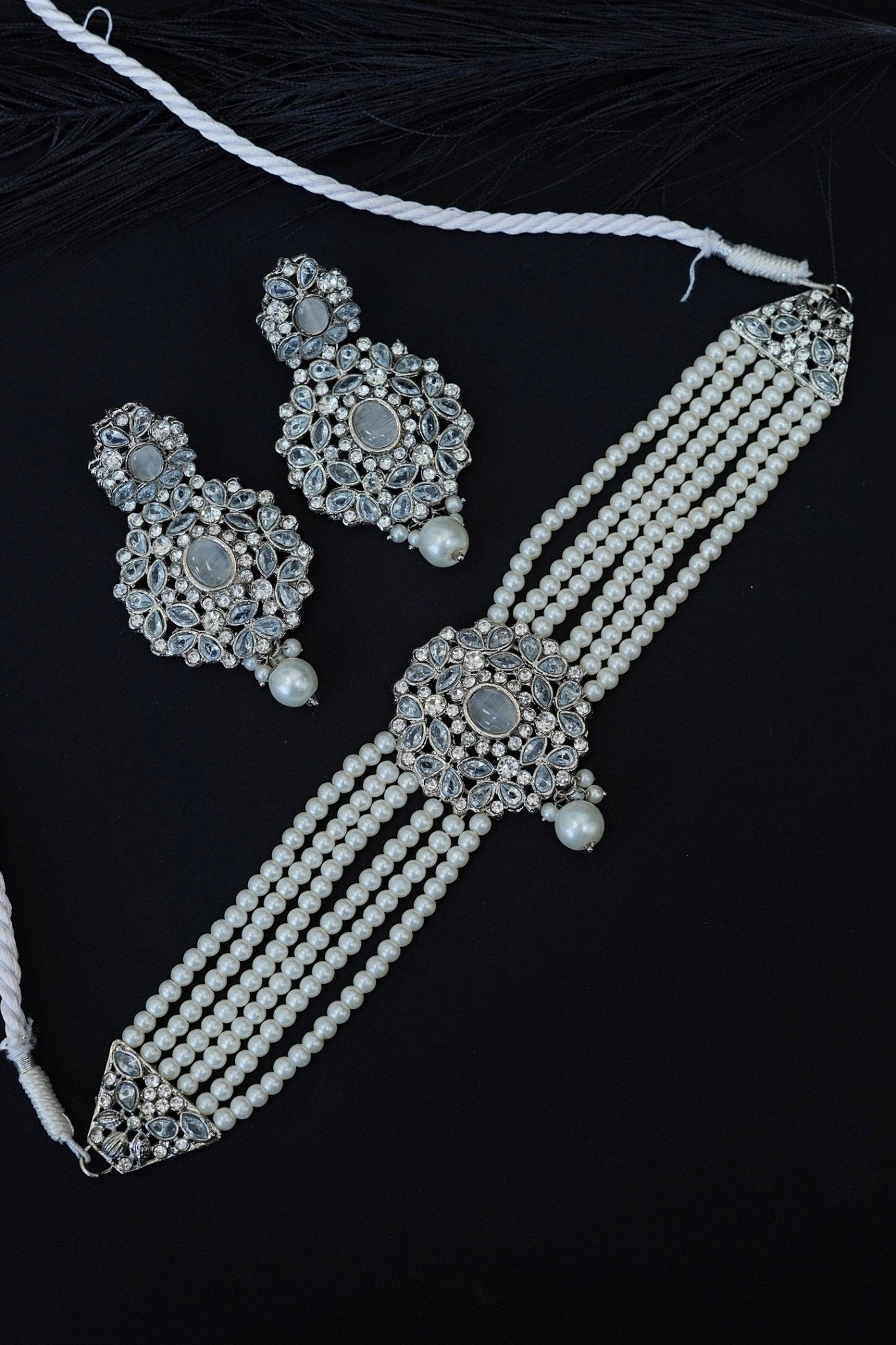 Egyptian & Polki Guluband Set - RS ZEVARS
