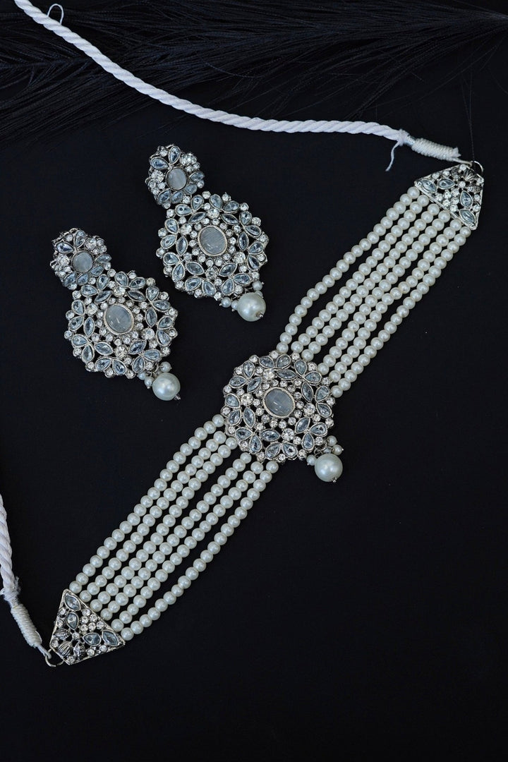 Egyptian & Polki Guluband Set - RS ZEVARS