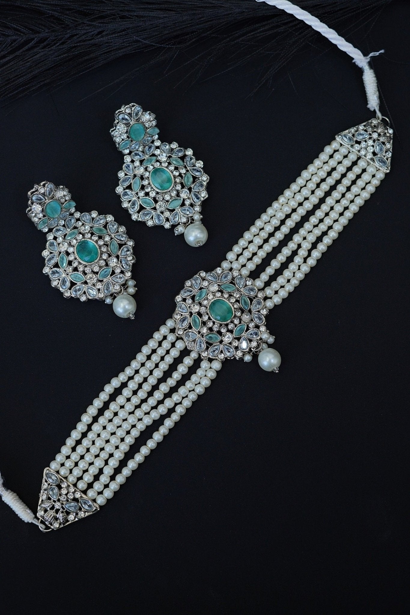 Egyptian & Polki Guluband Set - RS ZEVARS