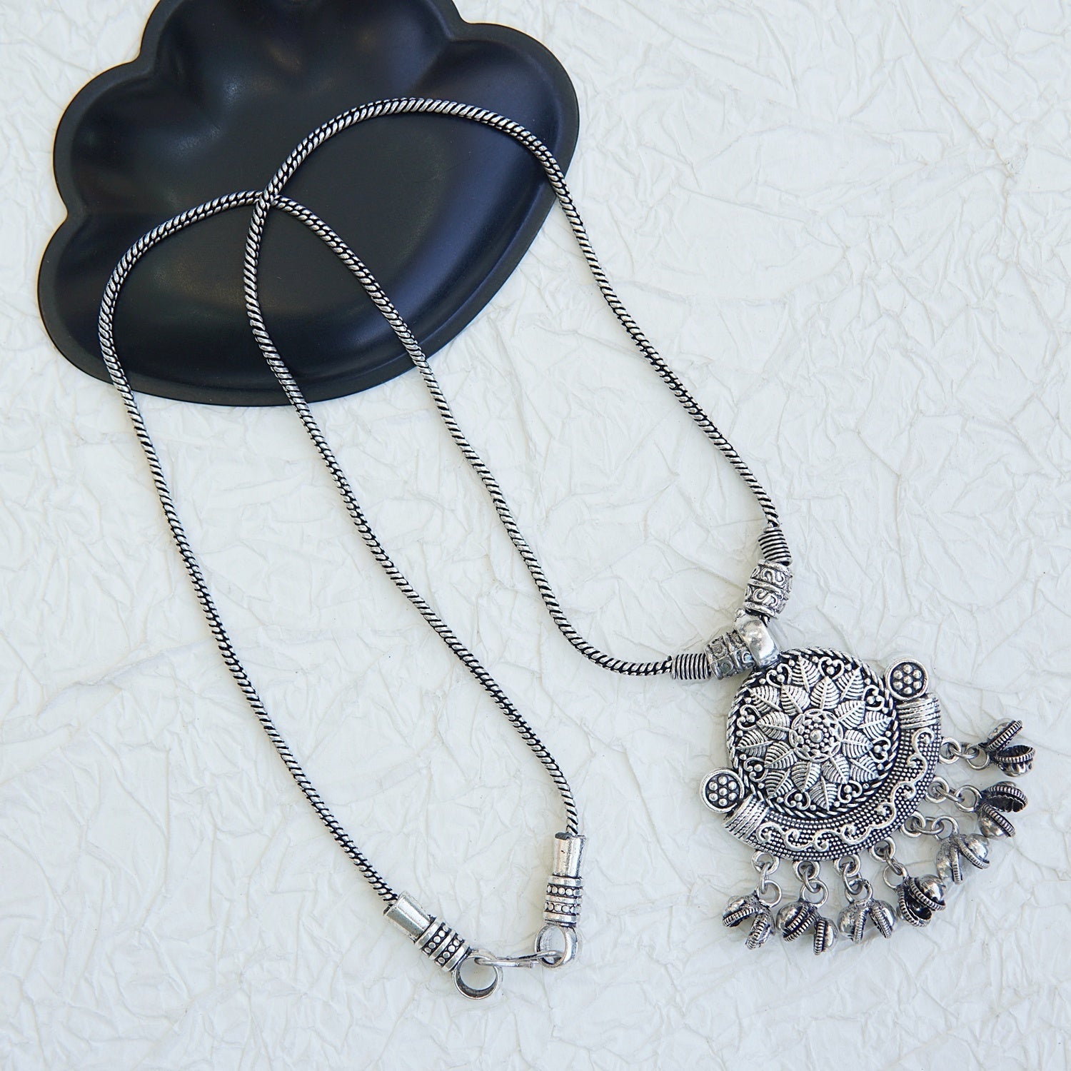 Rustic Tribal Heritage Pendant Locket - RS ZEVARS