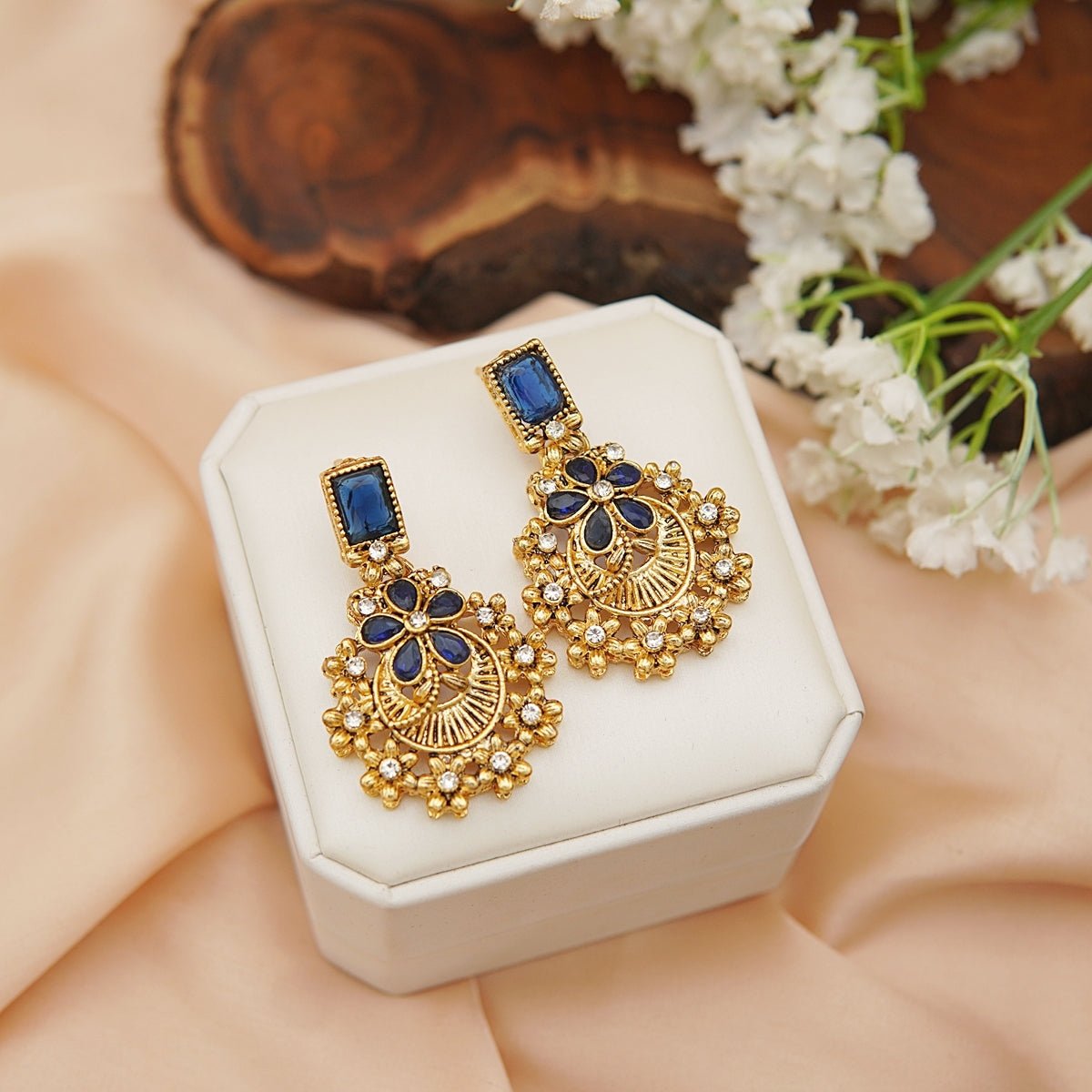 Copper gold earrings store