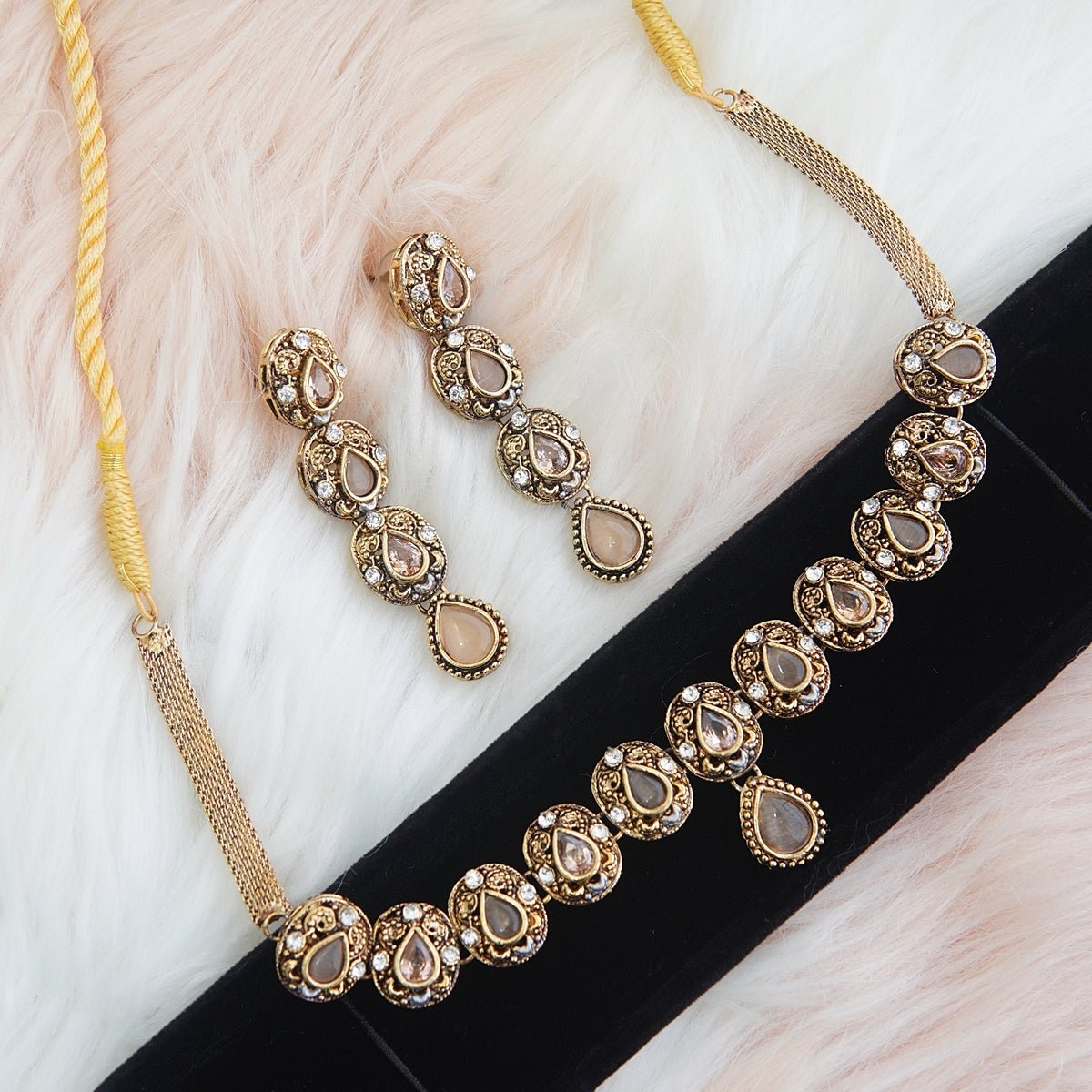 Antique Turkish Choker Set - RS ZEVARS