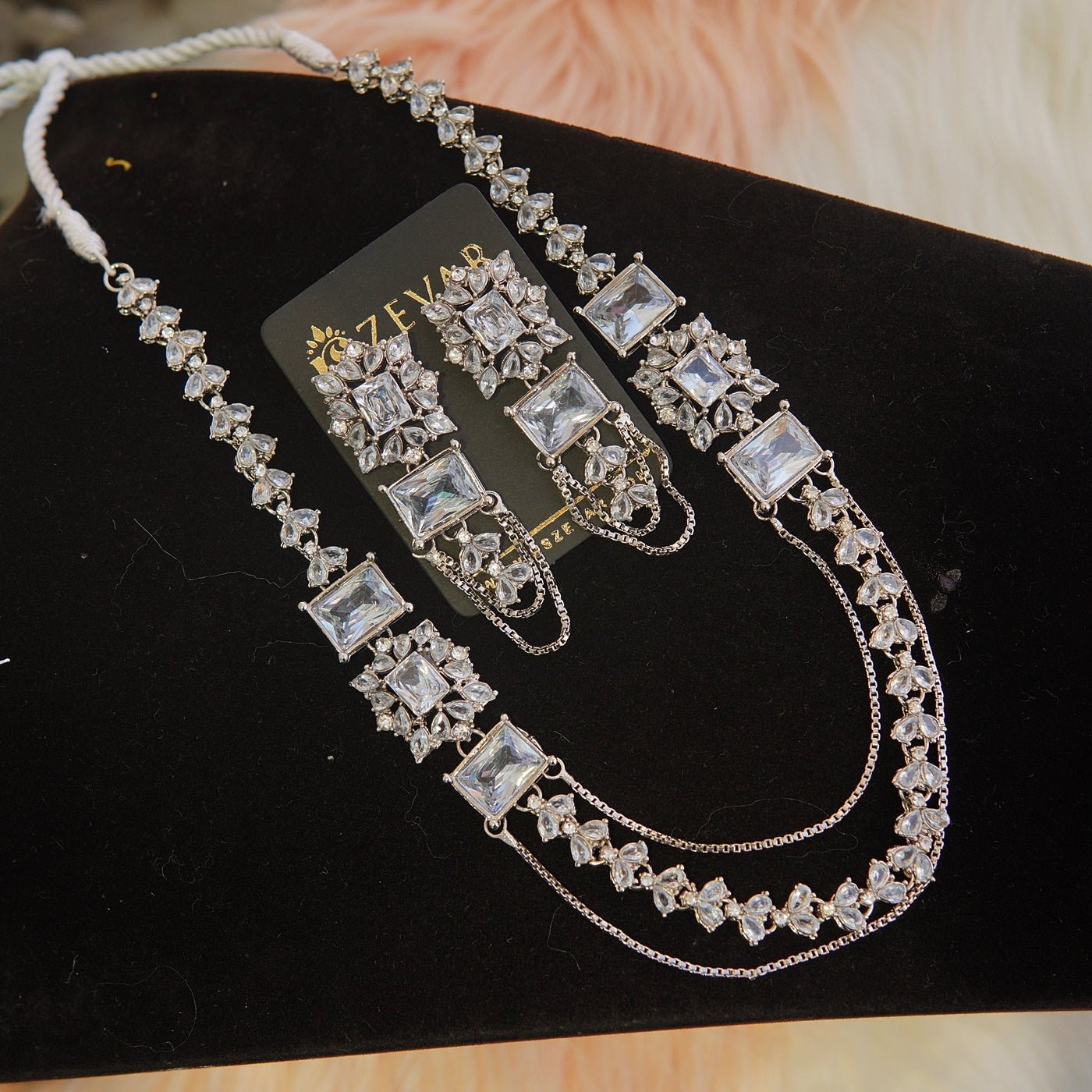 Double Sided Precious Stones Loaded Mala - RS ZEVARS