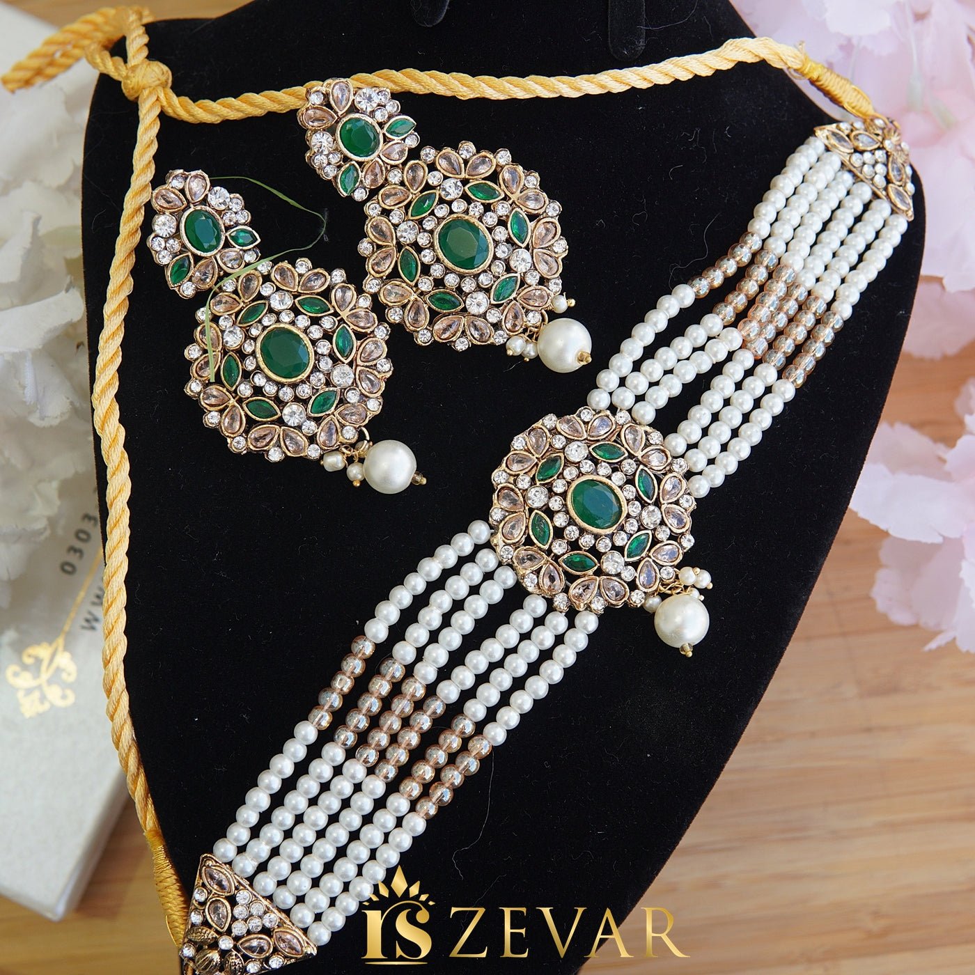 Egyptian & Polki Guluband Set - RS ZEVARS