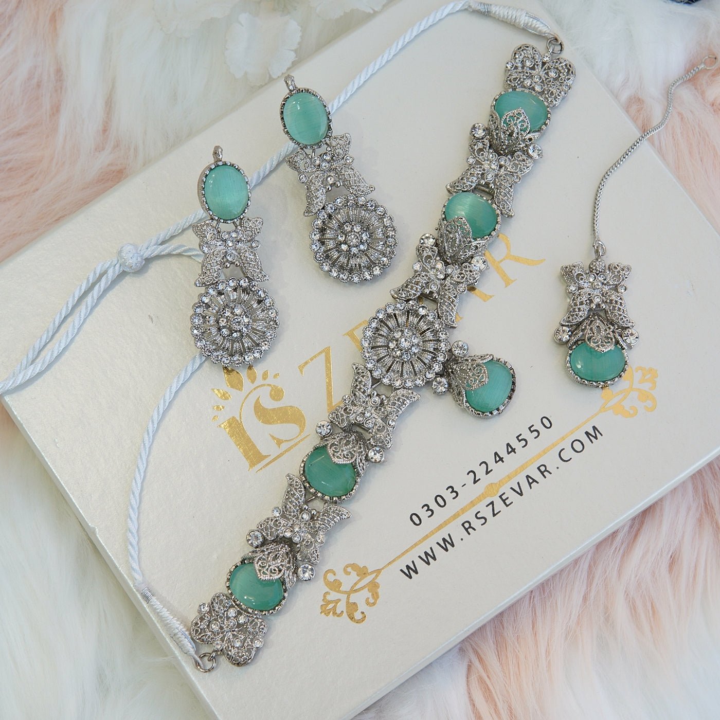 Egyptian Silver Guluband Set - RS ZEVARS