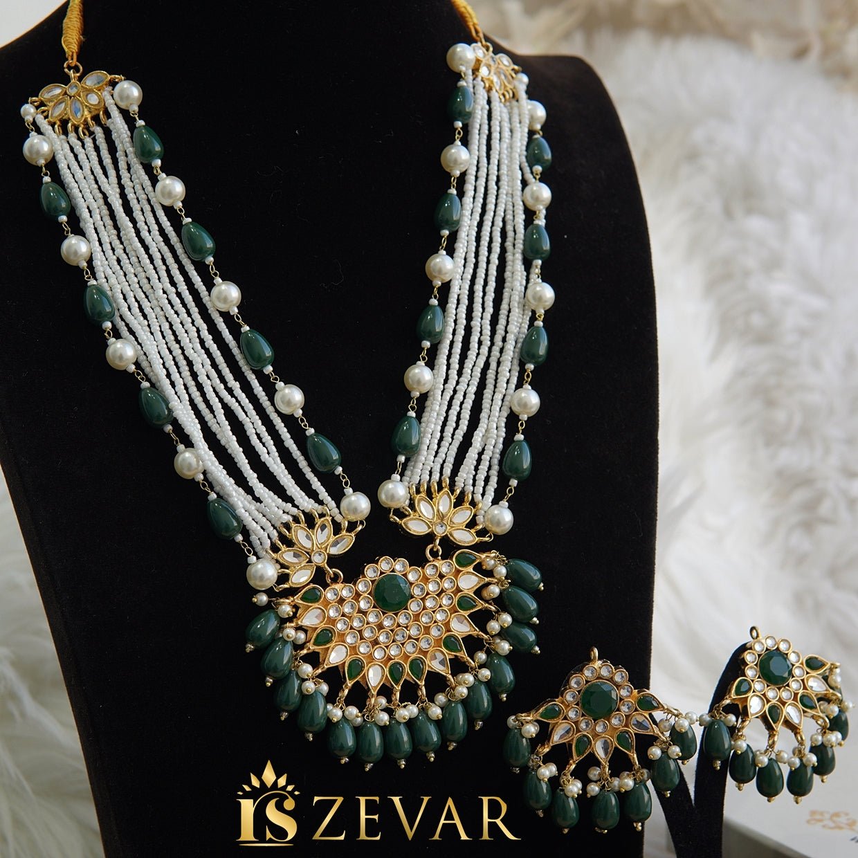 Kundan Zevar Designer Mala Style Set - RS ZEVARS