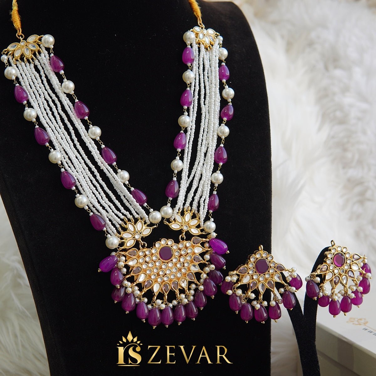 Kundan Zevar Designer Mala Style Set - RS ZEVARS
